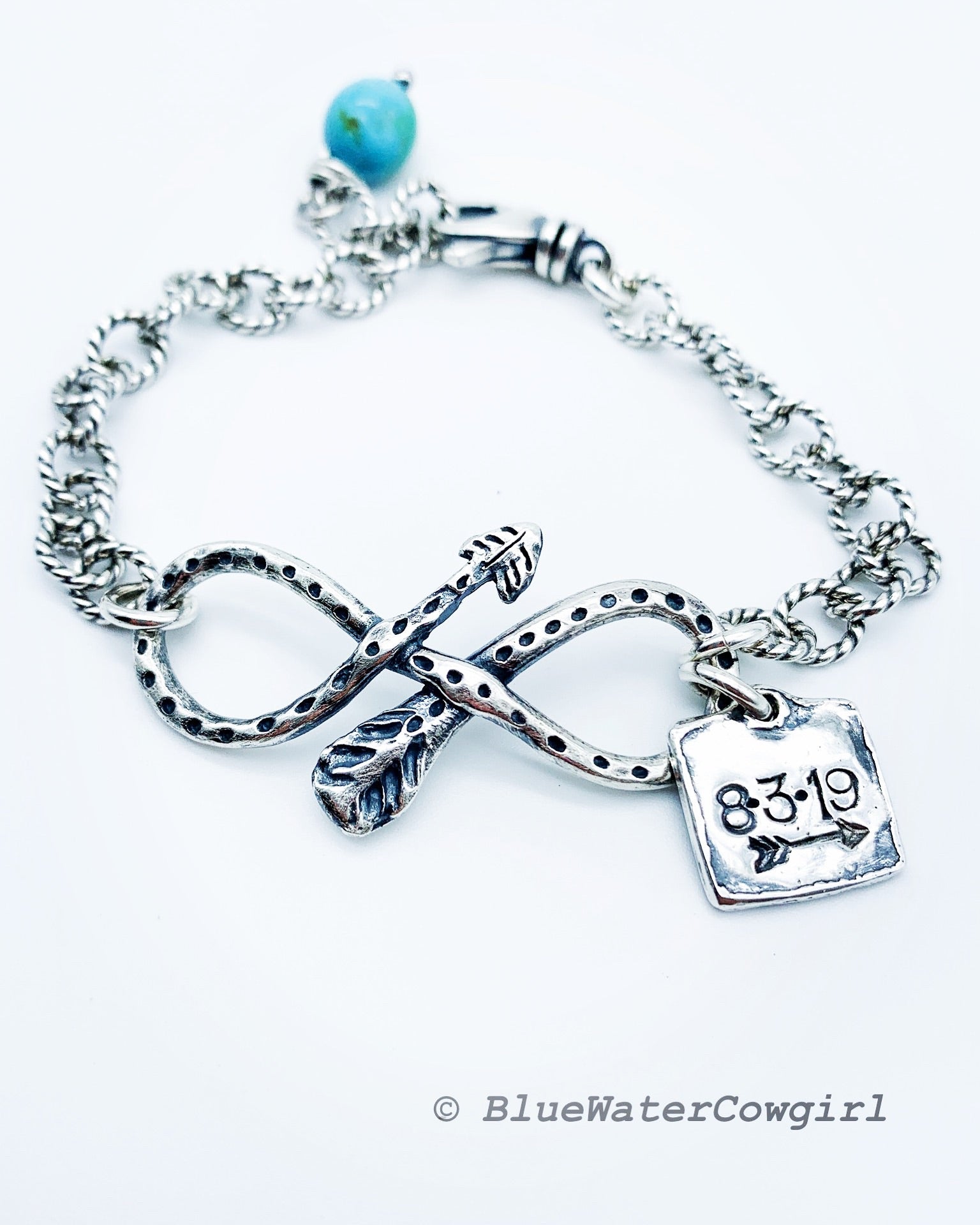 Sterling Silver Infinity Arrow or Swedish Malin Symbol – BlueWaterCowgirl